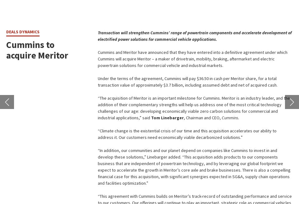 Deals dynamics - just-auto magazine | Issue 13 | March 2022