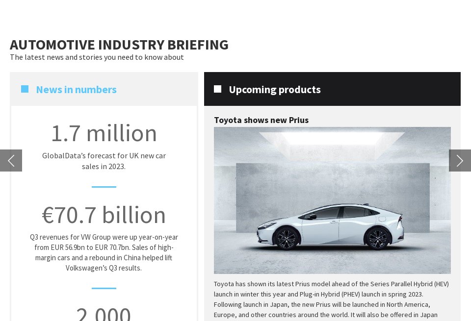 Automotive industry briefing - Just Auto magazine | Issue 16 | December ...