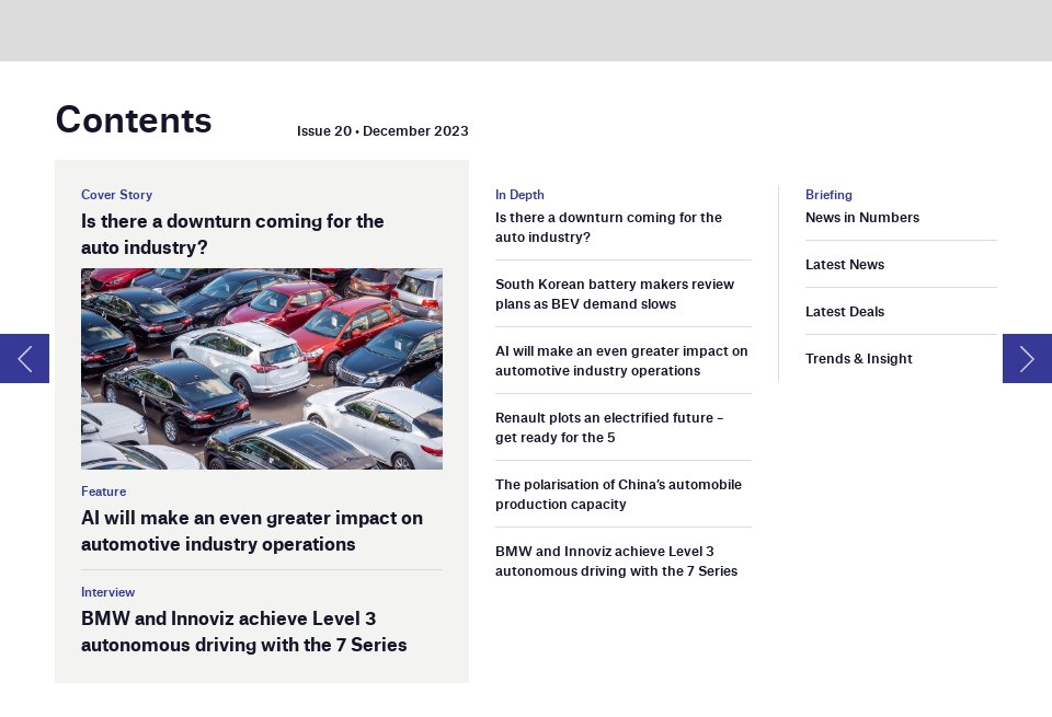 In Depth - Just Auto magazine | Issue 20 | December 2023