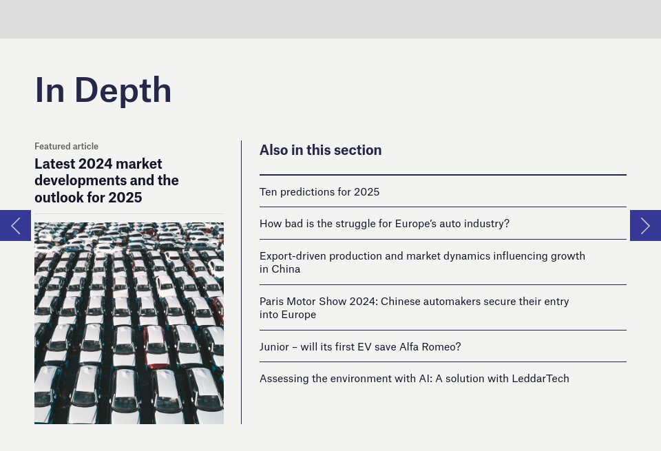 In Depth - Just Auto magazine | Issue 22 | December 2024