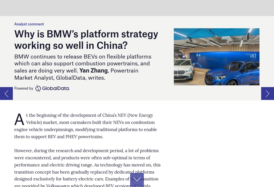 Why is BMW’s platform strategy working so well in China? - Just Auto ...
